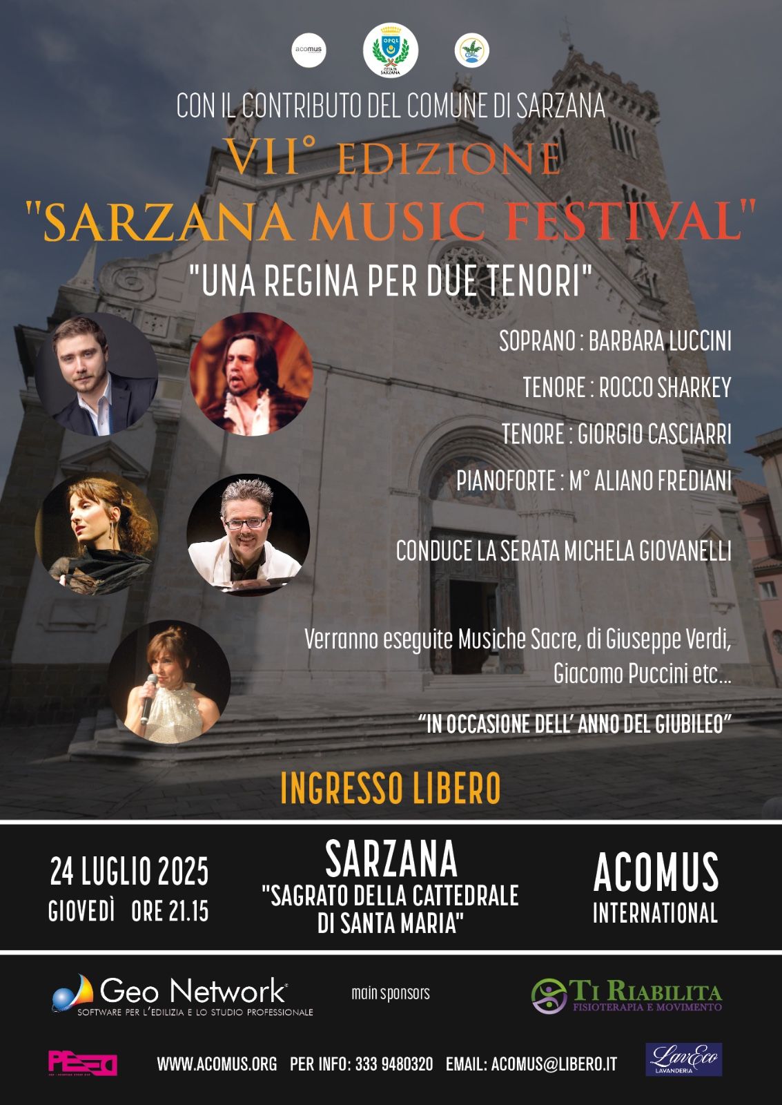 Sarzana Music Festival 2025 - Una Regina per due tenori | Visit Sarzana